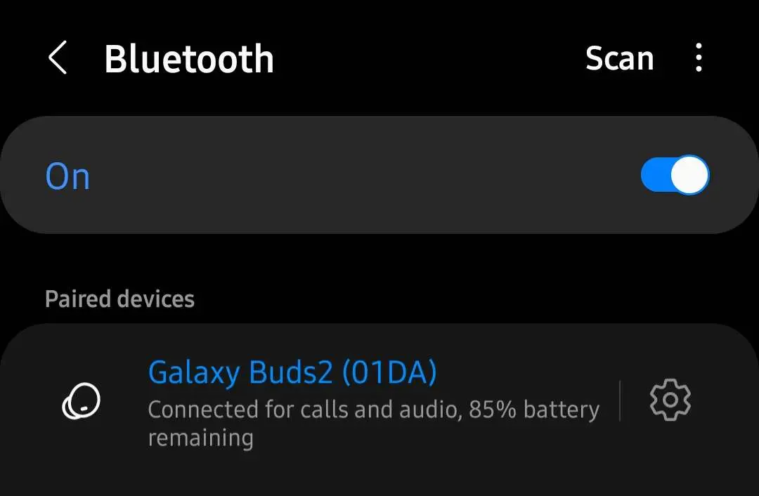 Gripe: Android Bluetooth Settings